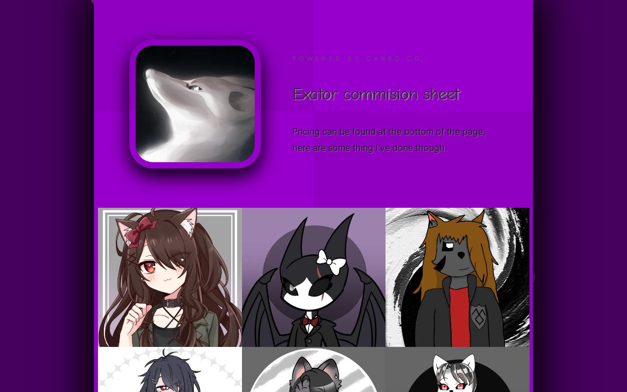 Exator911 Commision Sheet